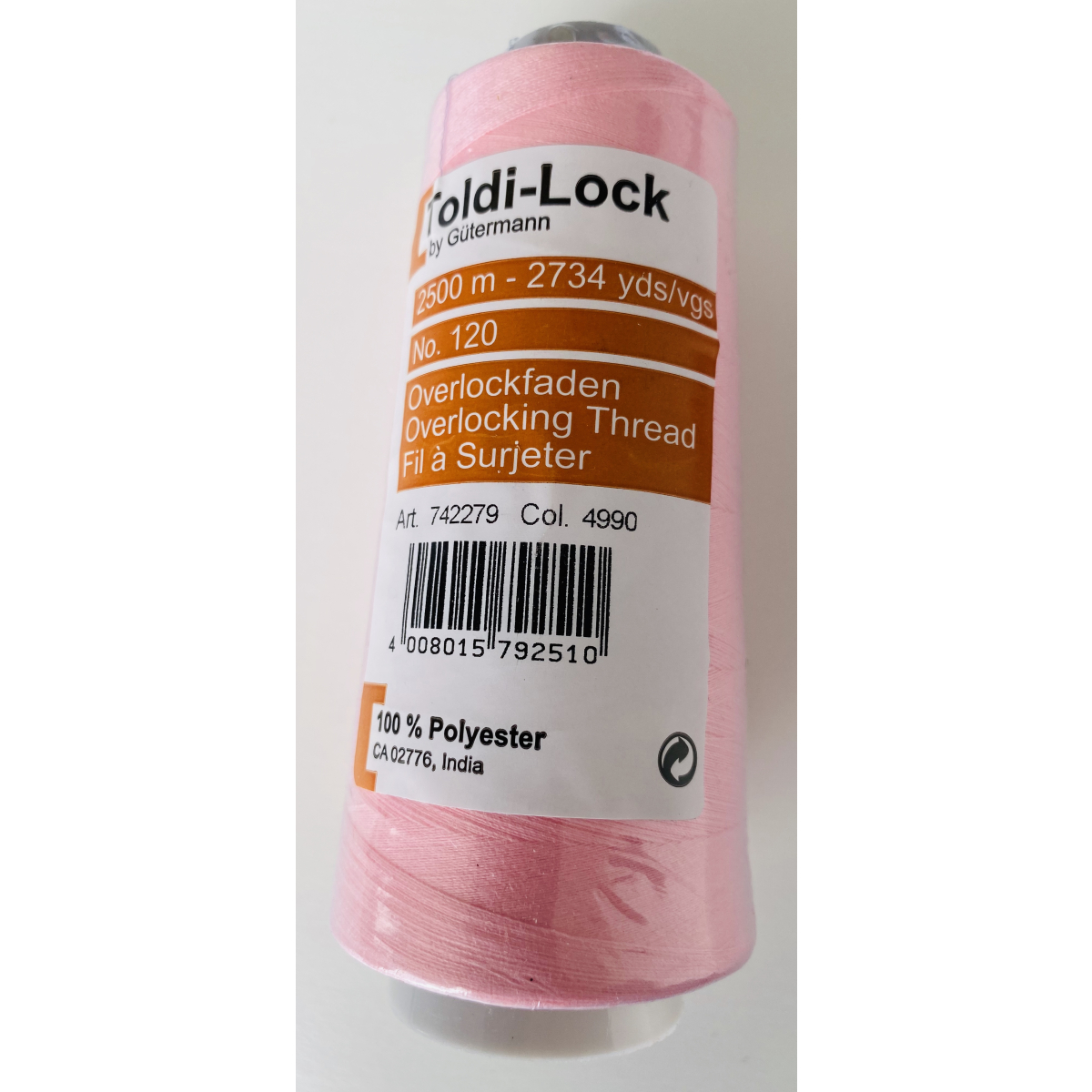 Toldi - Lock Overlock tråd Overlock tråd - Syglede As