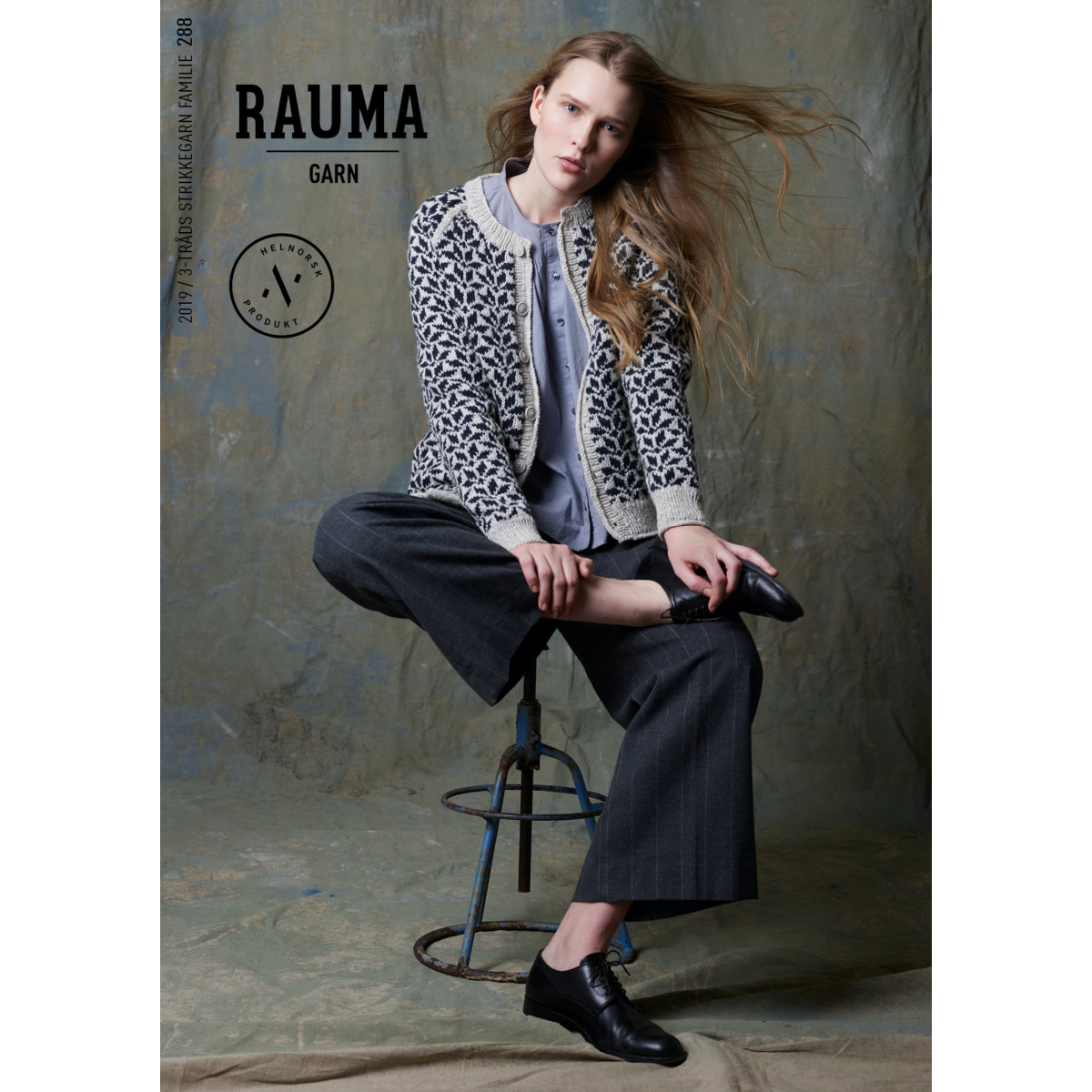 Hefte Rauma Garn - 288 3-tr strikkegarn Familie Rauma Garn - Studio Lun