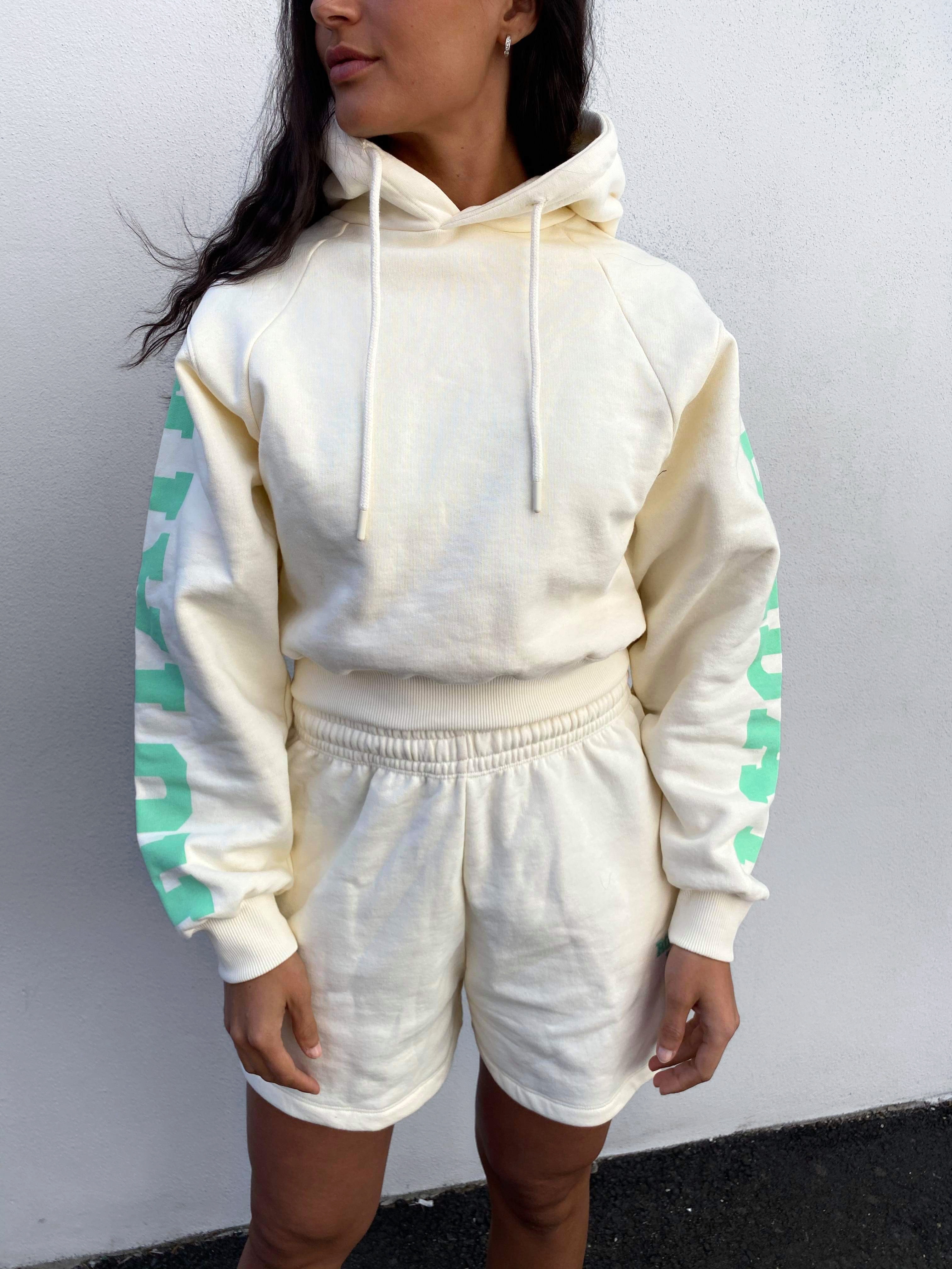Viola Cropped Hoodie - Winter White Rotate - Seven Tønsberg