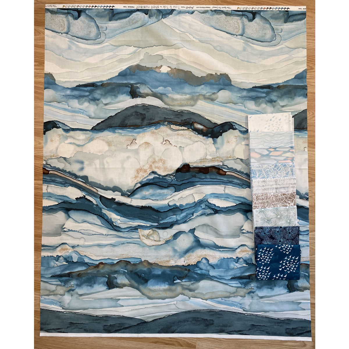 Shell rummel - Time and tide Stoffpakke - Waves - Syglede As