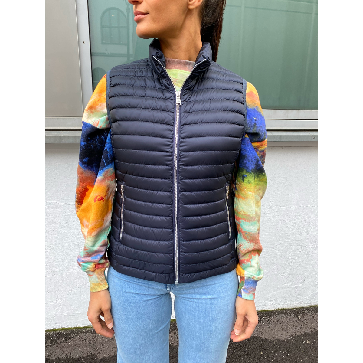 Ladies Down Vest - Dark Blue Colmar - Seven Tønsberg