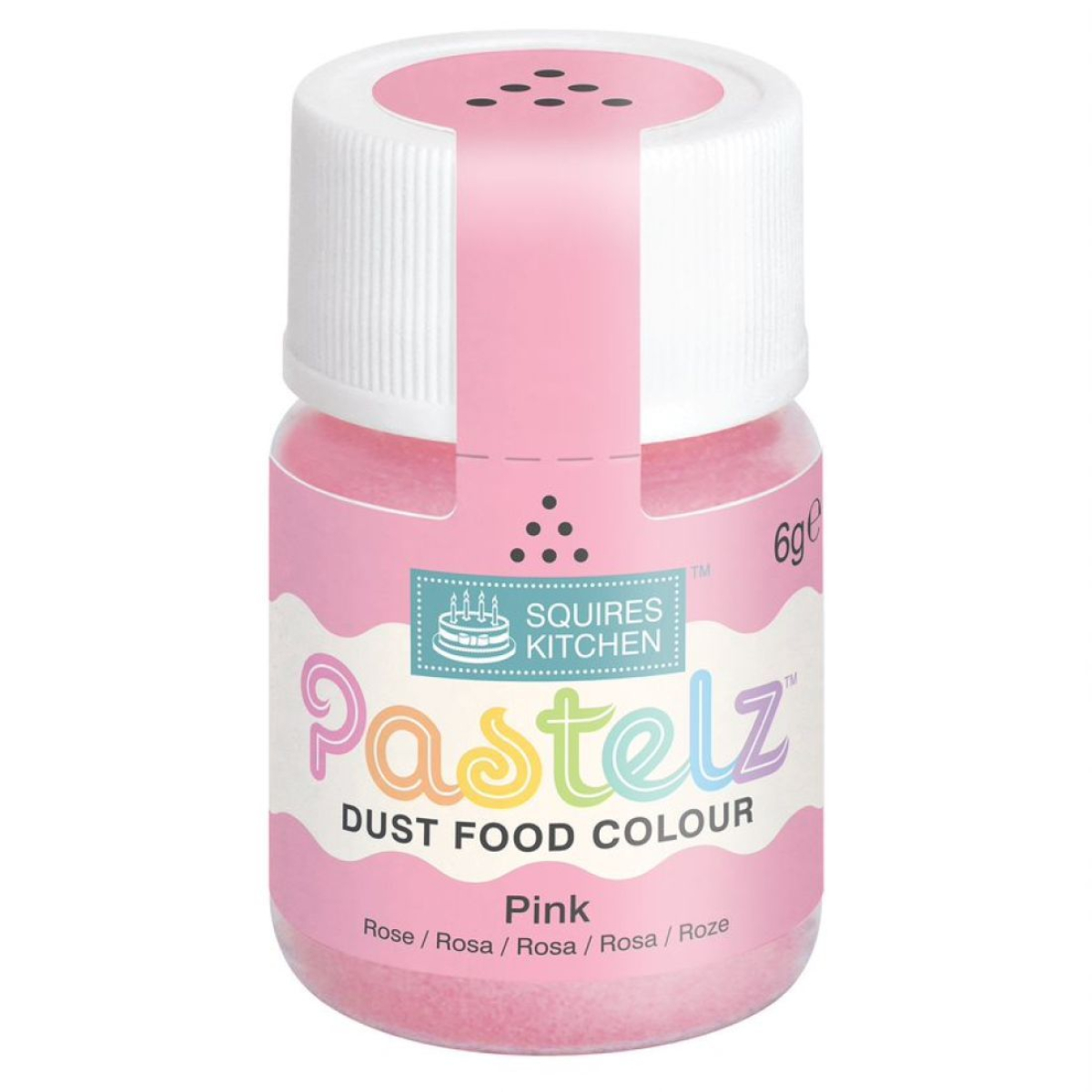 Farge Dust Rosa Pastel 6g, Squires - Creativo
