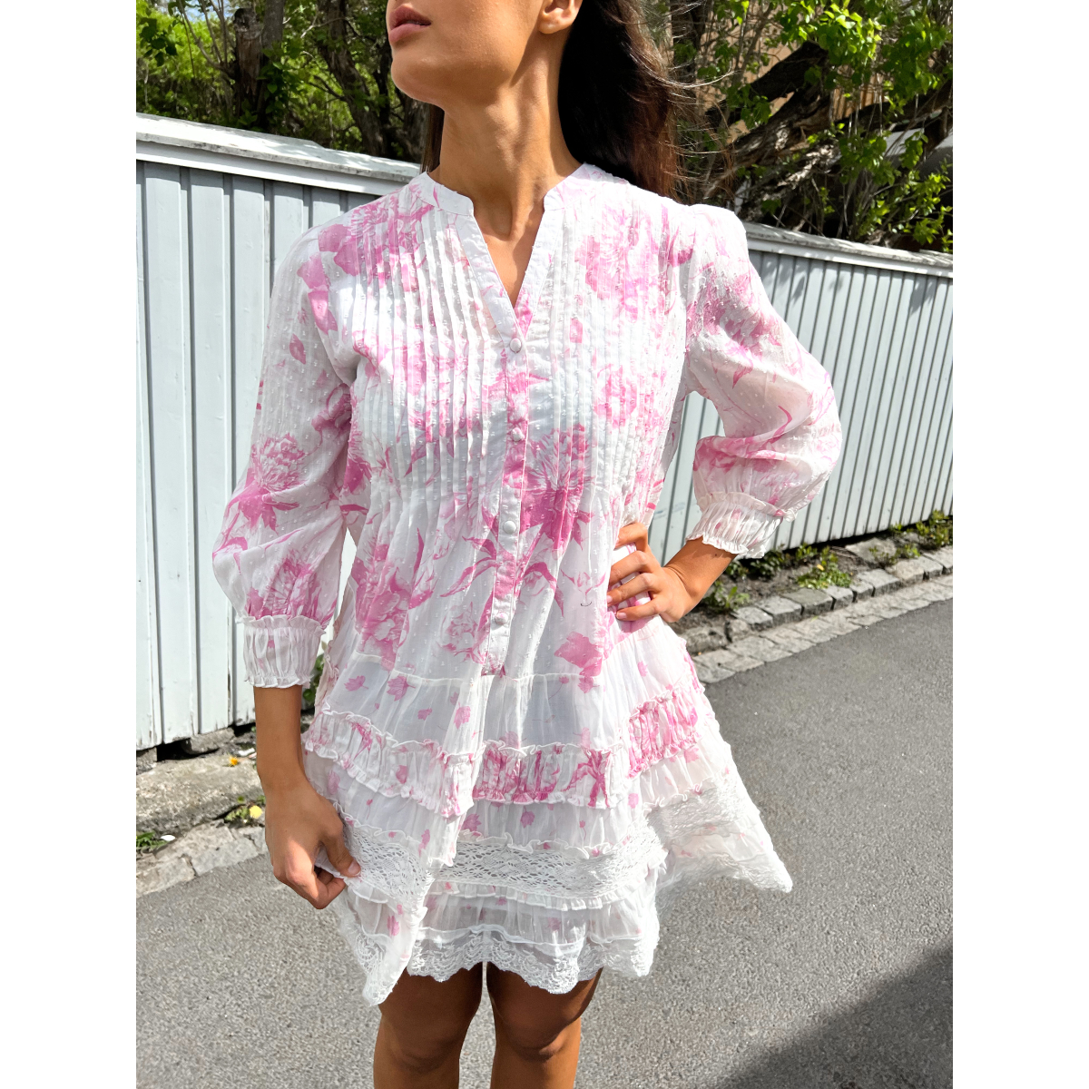 Seraphina Dress - Pink Garden Love Lolita - Seven Tønsberg