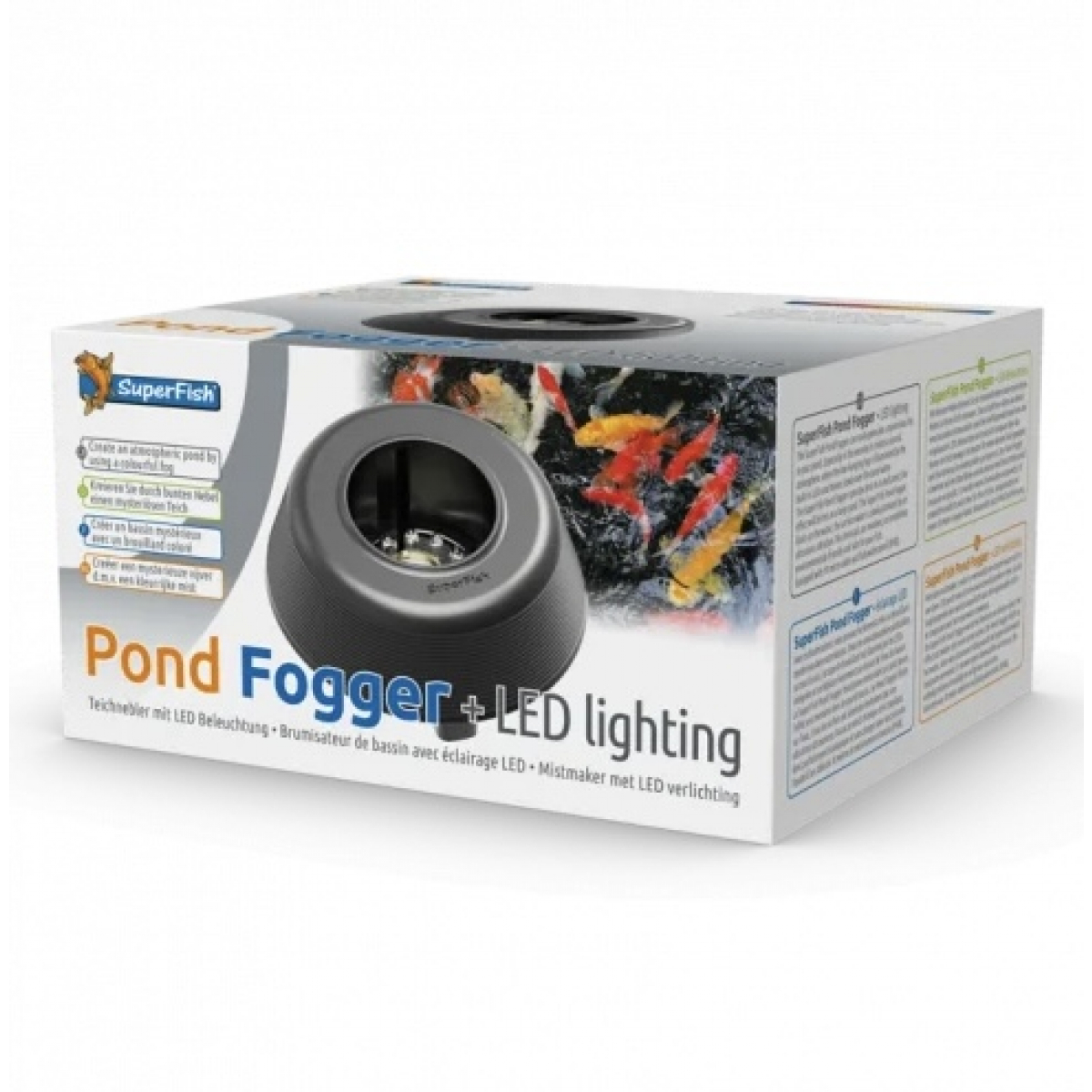 Flytende tåkemaskin og lys - Lie Hagedam