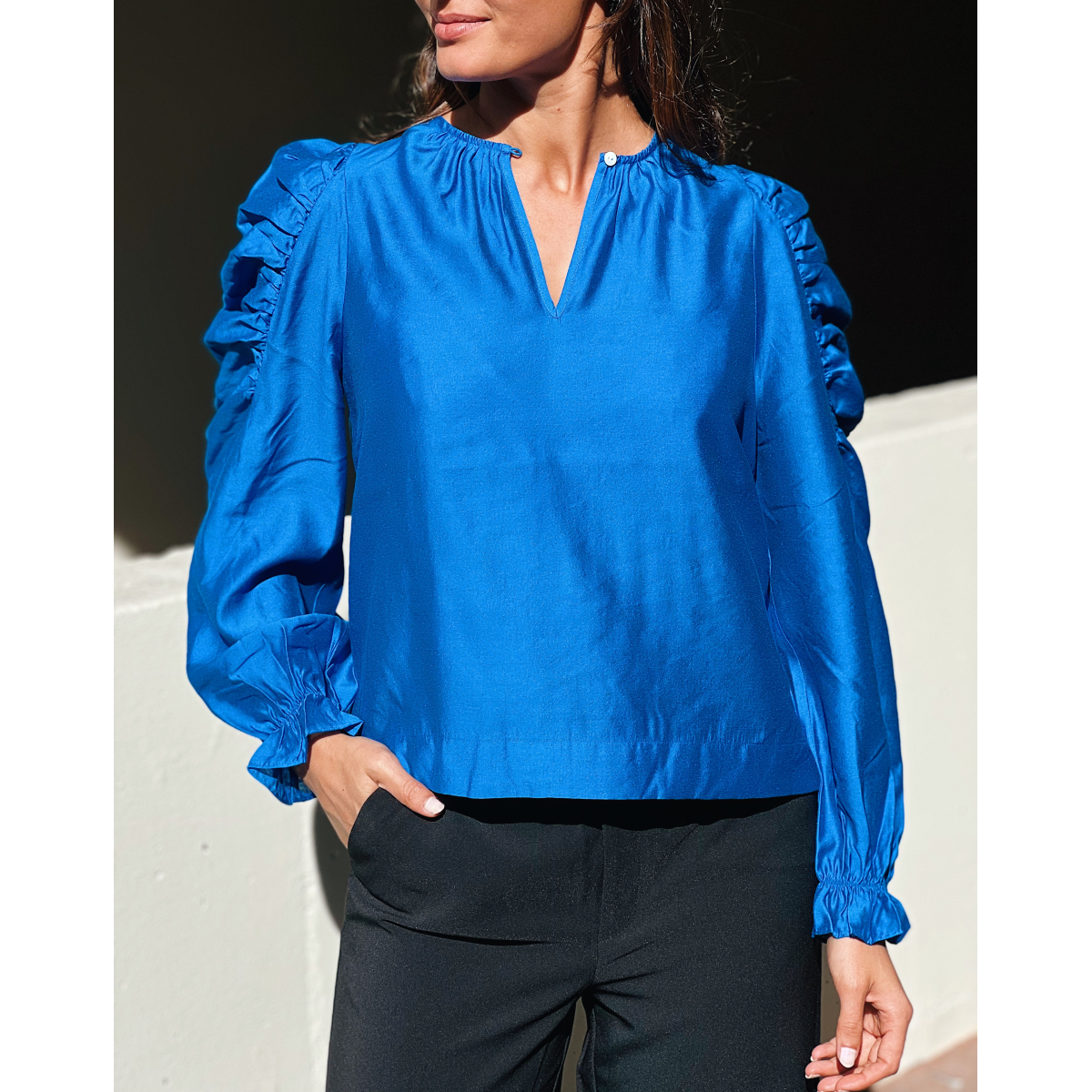 Masma Blouse - Turkish Sea Second Female - Seven Tønsberg