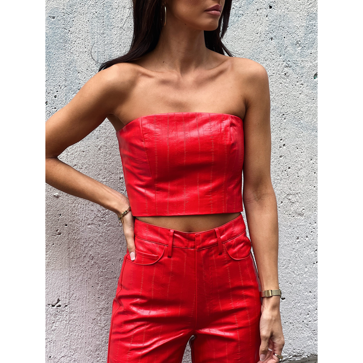 Tube Top Pu Red Rotate - Seven Tønsberg