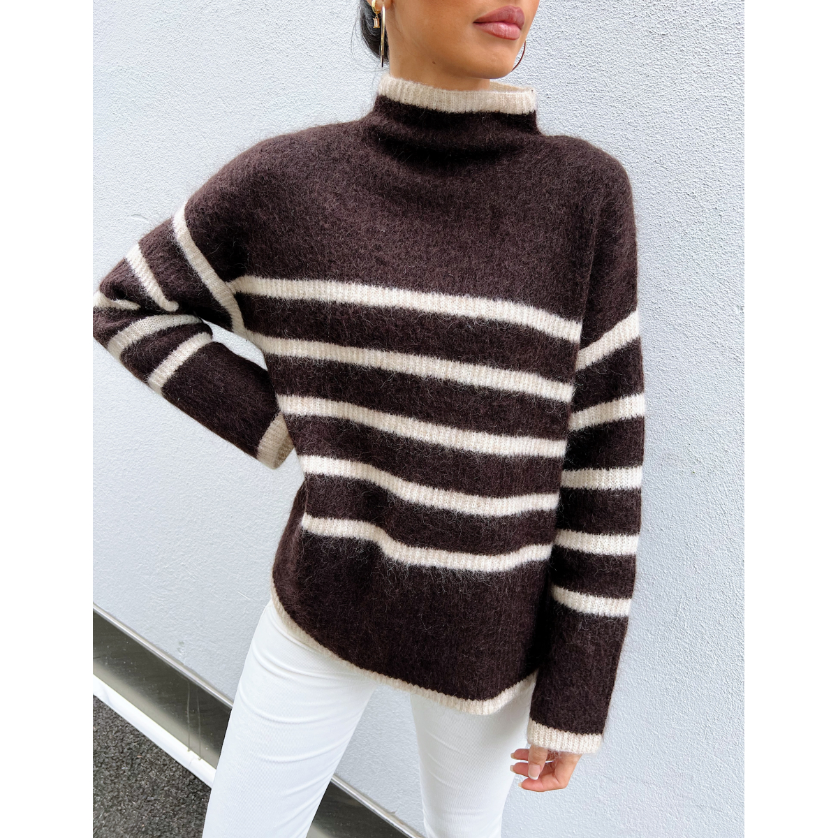 Ovalis Knit T-Neck - Delicioso Second Female - Seven Tønsberg