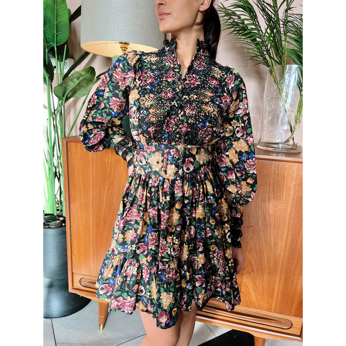 Poplin Mini Dress - Blooming byTiMo - Seven Tønsberg
