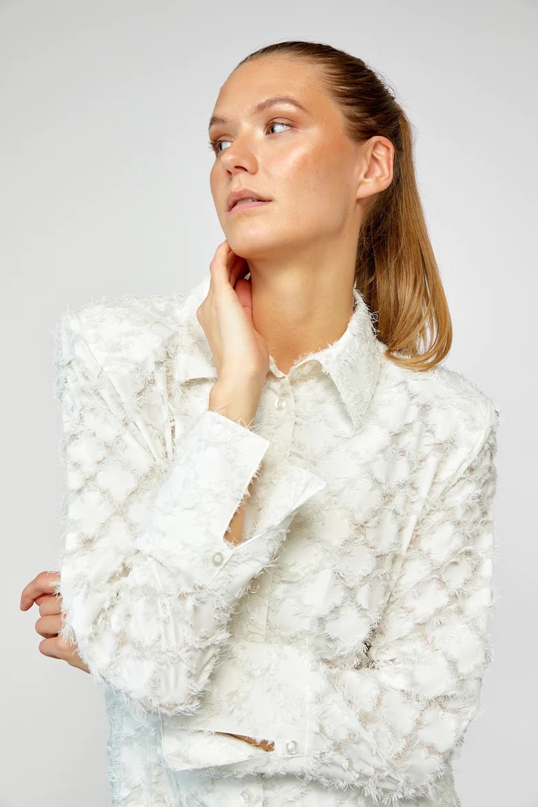 GOMAYE Magda Dress White - HILLAMOI AS