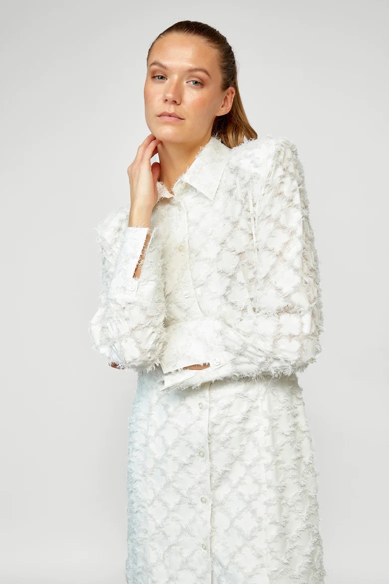 GOMAYE Magda Dress White - HILLAMOI AS