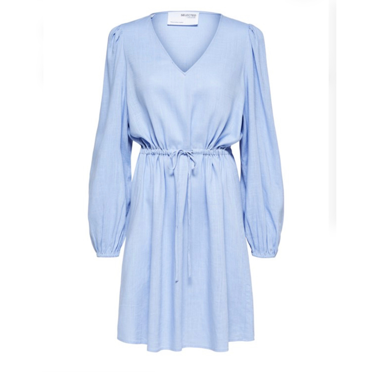 SELECTED FEMME Viva Short Dress Blue Heron - HILLAMOI AS