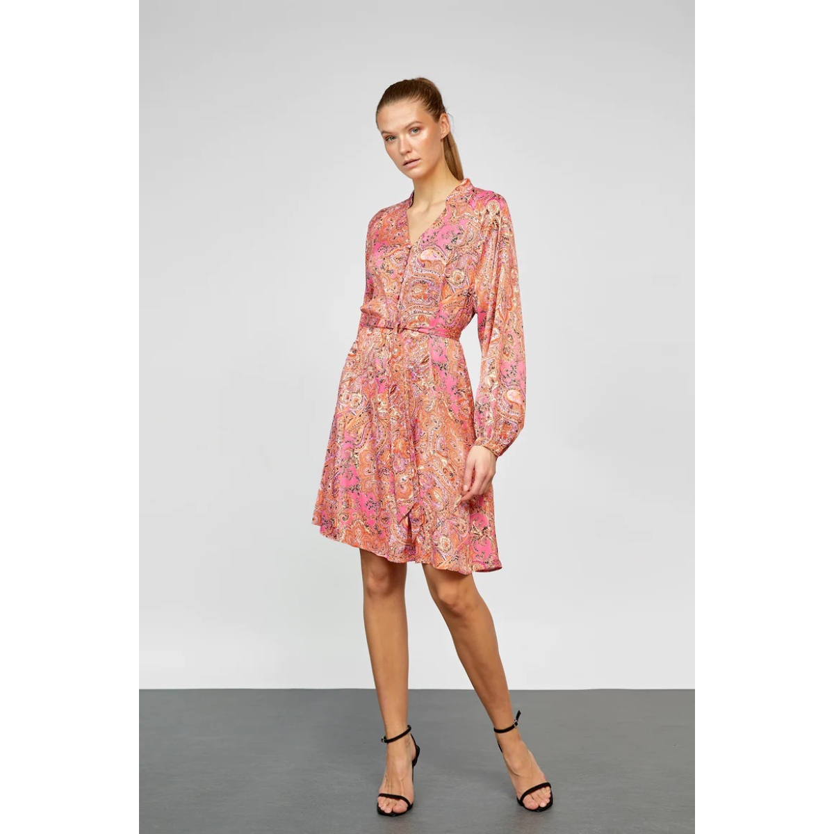 GOMAYE Candy Dress Coral - HILLAMOI AS