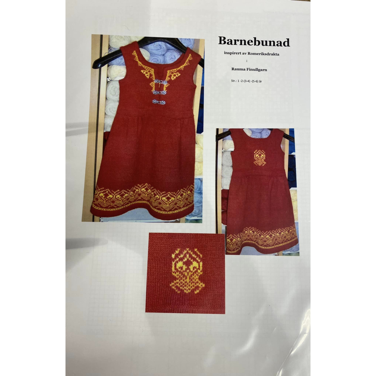 Nes Romerike Bunad Oppskrift Oppskrift - Fru Skogsletten Garnbutikk