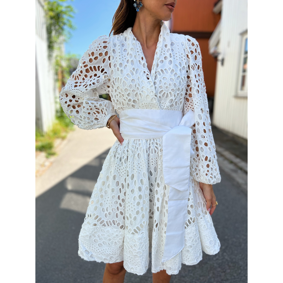 Bow Wow Dress - Hvit Confettibird - Seven Tønsberg