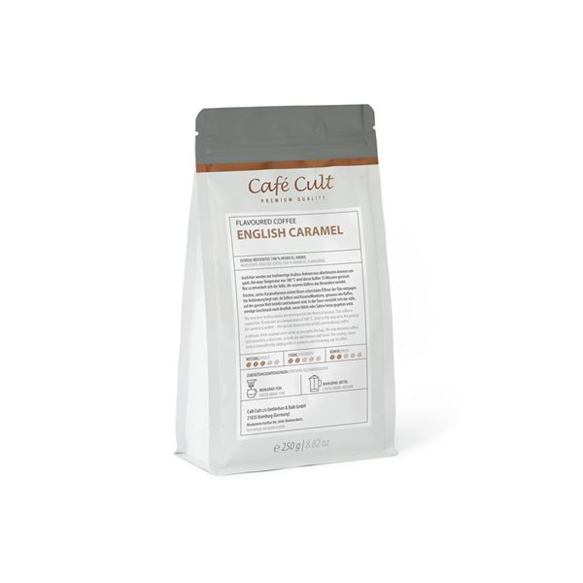 "English Caramel" 250 gram Smakssatt kaffe - Te og kaffehuset