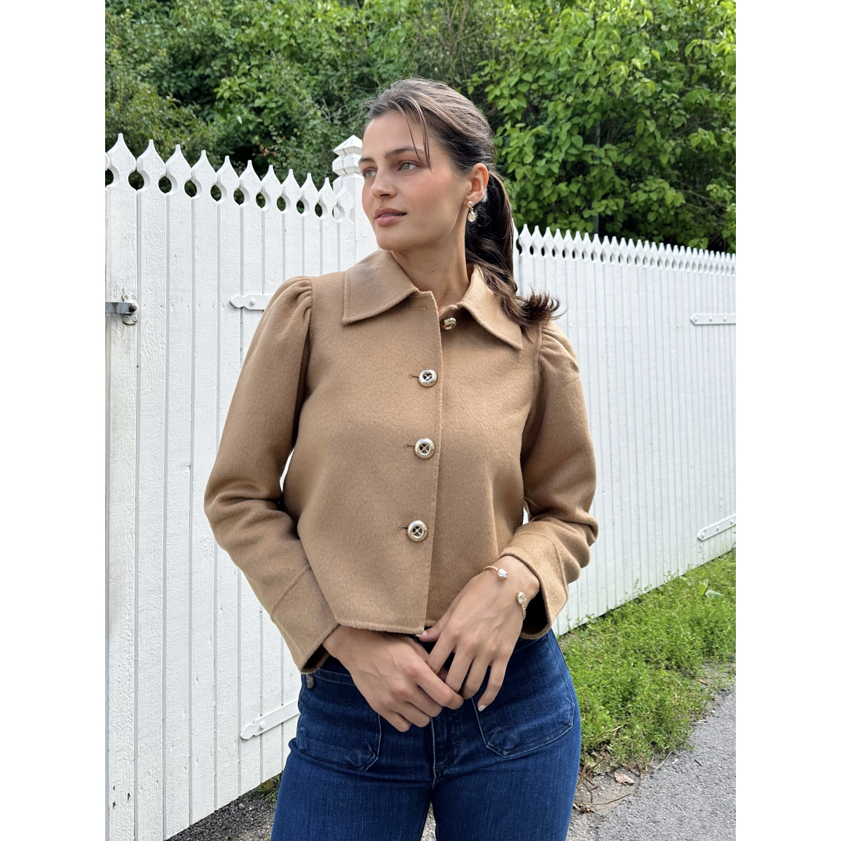 Tailored Jacket - Camel byTiMo - Seven Tønsberg