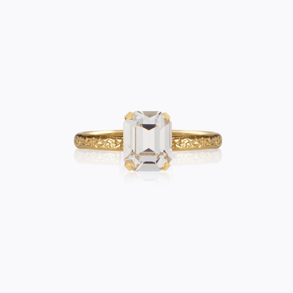 Mini Lydia Ring - Gold Crystal Caroline Svedbom - Seven Tønsberg