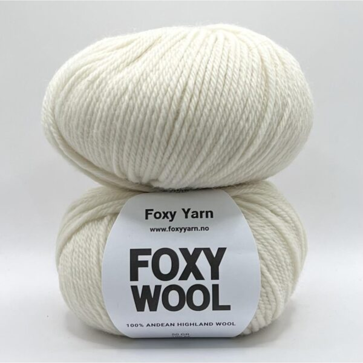 Foxy Wool Ivory Farge Ivory - Sanzi As