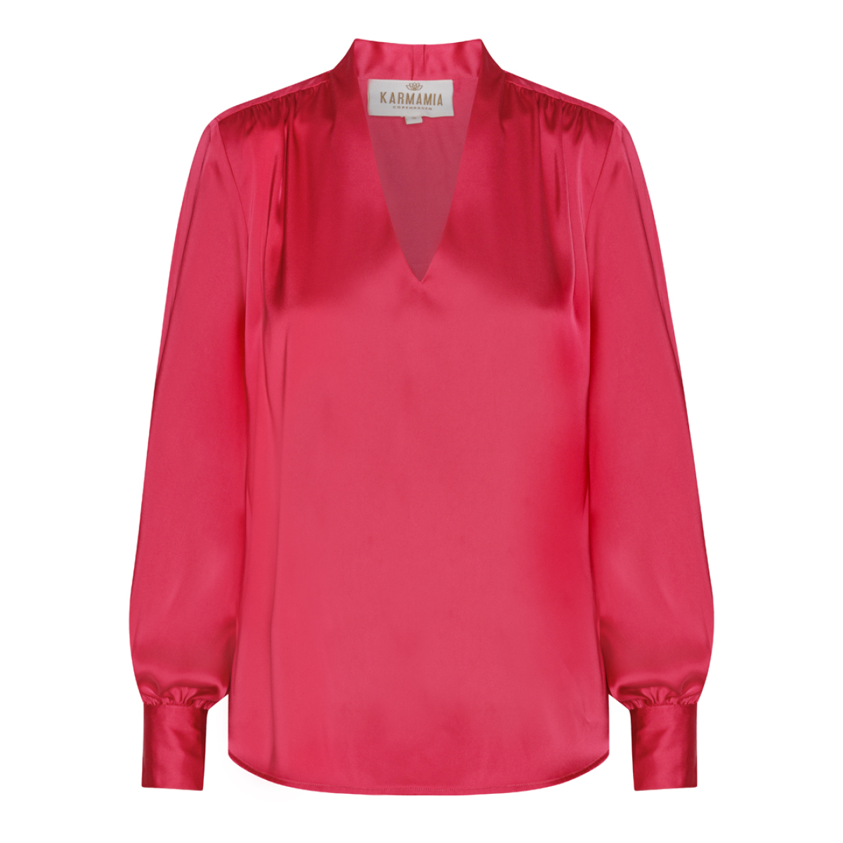 KARMAMIA Edith Blouse Deep Pink - HILLAMOI AS