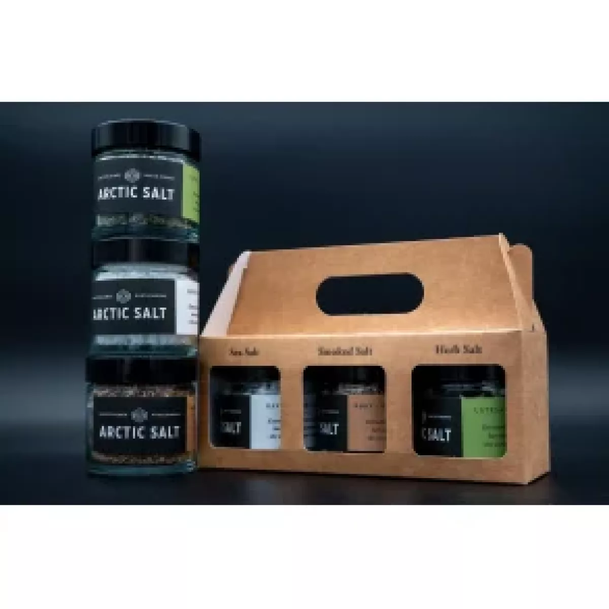 Arctic Salt Triplet gavepakning - Kokkejævel AS