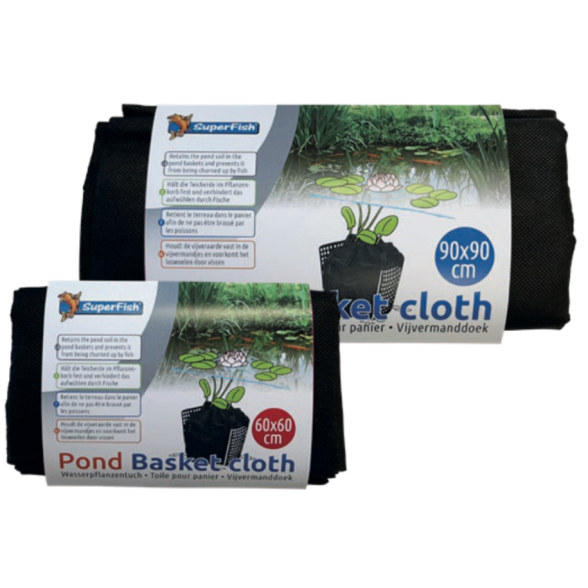 Pond Basket cloth / 90x90cm - Koigarasjen AS