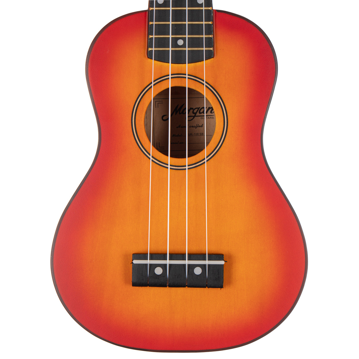 UKULELE MORGAN UK S 100 SB W/BAG MORGAN UK S 100 Sunburst - Creativo
